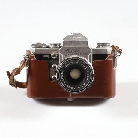 CAMERA, Edixa Reflex - B, in leather case, second half of the 20th ...