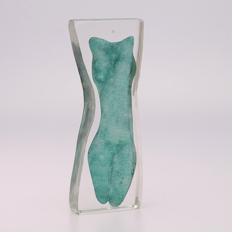 SCULPTURE, female body, glass, Erika Höglund, Mats Jonasson, Målerås ...