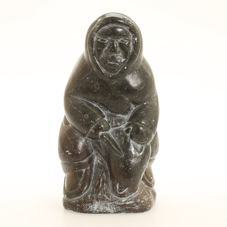 SCULPTURE, Inuit Eskimo, stone. Art - Sculptures & Bronzes - Auctionet