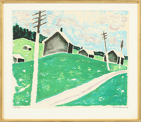 BERTA HANSSON, lithograph, sign and number 27/360. Art - Engravings ...