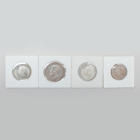 COIN, 1 SEK, 1907/1914/1916 and 2 SEK, 1893. Coins, Medals & Stamps ...