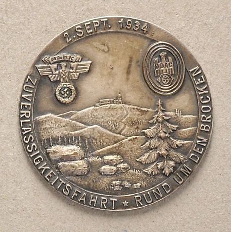 MEDAL, NSKK - DDAC badge 1934. Coins, Medals & Stamps - Auctionet