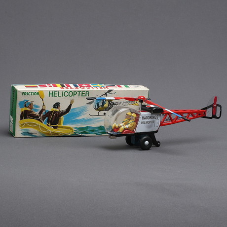 ATC HELICOPTER "RESCUE HELICOPTER", original box, Japan. Toys - Auctionet