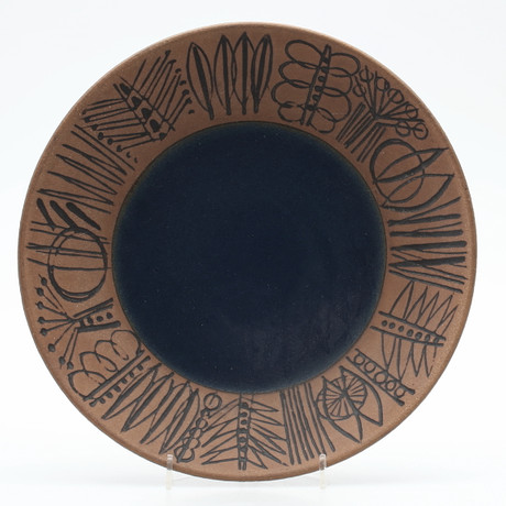 LISA LARSON. Dish, ceramic, labeled, signed, Gustavsberg. Ceramics ...
