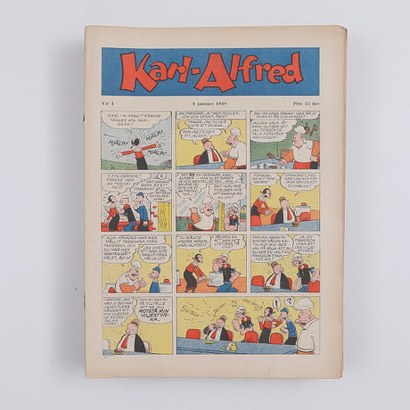 SERIETIDNINGAR, Karl-Alfred, no. 1-52, 1948. Books, Maps & Manuscripts ...