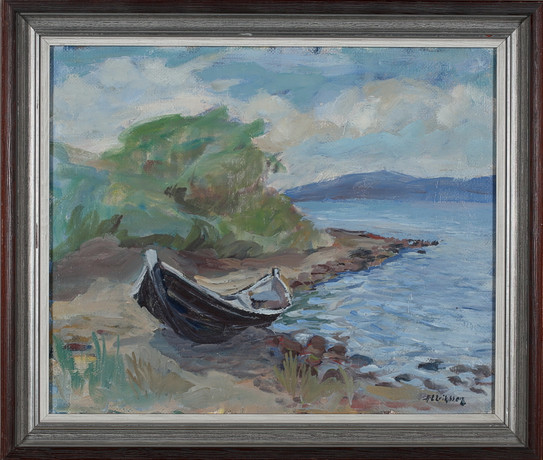 HANS ERIK ERIKSSON. "Oak", oil on Board, signed. Art - Paintings - Auctionet