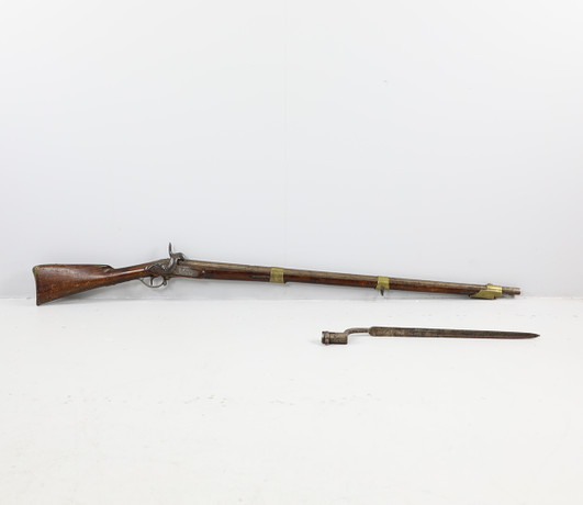 BUCKLE RIFLE with BAYONET, M/1815-49. Weapons & Militaria - Guns ...