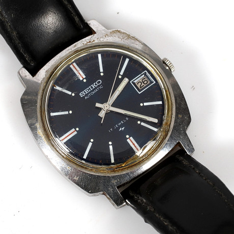 UR, stål, dato, Seiko Automatic. 1970'erne. Ure - Armbåndsure - Auctionet