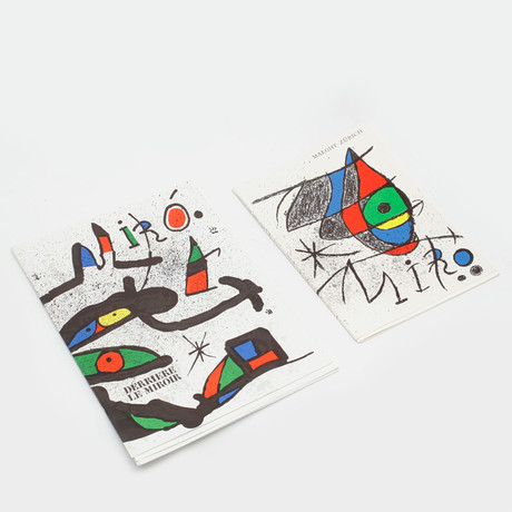 JOAN MIRO. Graphics, 2 booklets. Art - Engravings & Prints - Auctionet