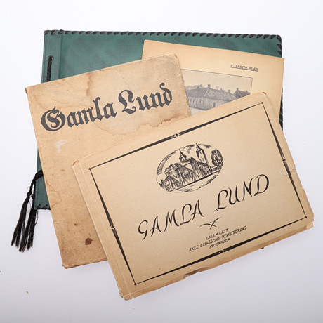 PHOTO/LUND. ALBUM WITH ORIGINAL PHOTOS FROM LUND EARLY 20TH CENTURY ...