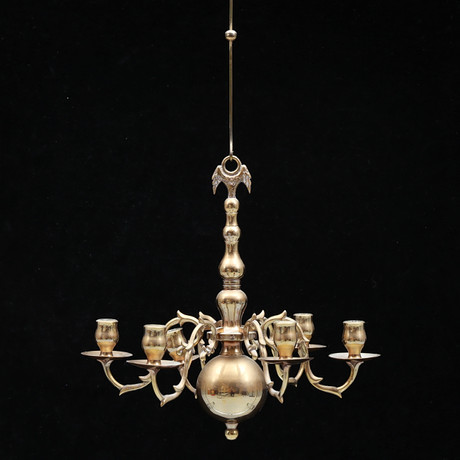 LJUSKRONA, malm, 1900-tal. Silver & Metall - Tenn, Mässing & Koppar ...