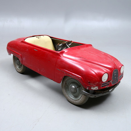 TRAMPBIL, SAAB, plastkaross, 1960-tal. Leksaker - Auctionet