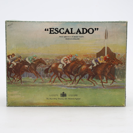 EN VINTAGE BOXED TCHAD VALLEY ESCALADO SPEL. Leksaker - Auctionet