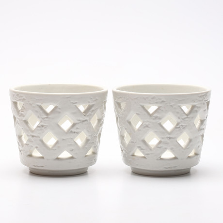 YTTERFODER, ett par, stengods, Gunnar Nylund, Rörstrand. Keramik ...