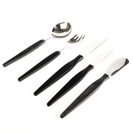 CUTLERY, 18 pieces, GAB, stainless/bakelite. Miscellaneous ...