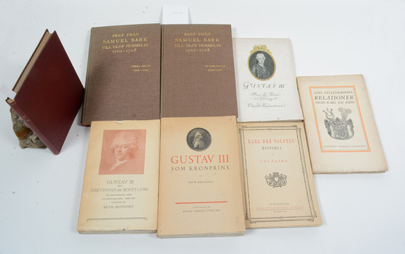 Swedish history 18th century. Gustaf III, Carl XII, Hermelin etc. Books ...