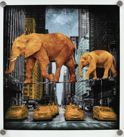 LARS TUNEBO. "High in new york- next generation" photo/mixed media ...