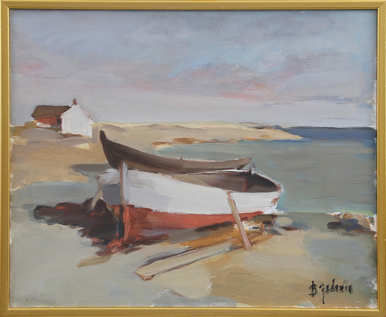 BERT ZEDRÉN. OIL on canvas, signed, 20th century. Art - Paintings ...