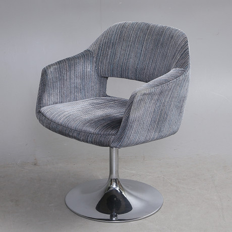 SPINNING CHAIR, textile/metal, 1900s. Furniture - Armchairs & Chairs ...