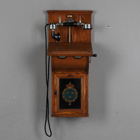 WALL PHONE, Telegraph Agency's Workshop, Nynäshamn, early 20th century ...