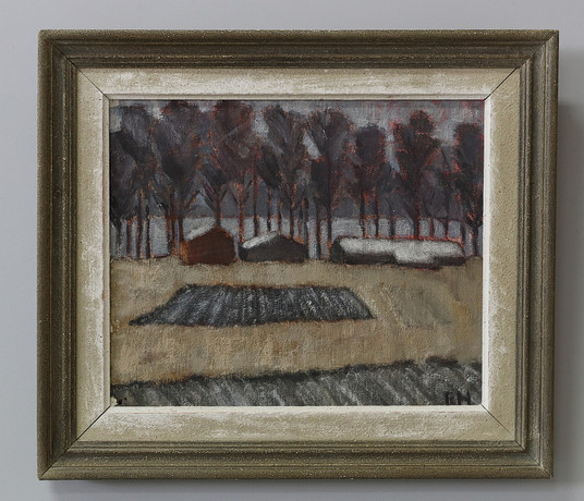 BERTA HANSSON. olja på pannå, signerad. Konst - Måleri - Auctionet