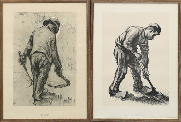 VINCENT VAN GOGH. After. A Collection of victim prints, 2 pcs, Bonde ...