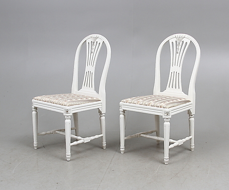 STOLAR, 2 st, gustaviansk stil, axet modell. Möbler - Fåtöljer & Stolar ...