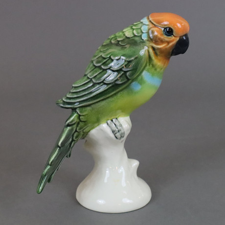 - Vintage GOEBEL figurine "PARROT", ceramics, West Germany, no. 38 560 ...