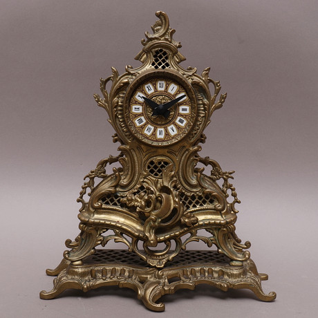 BORDSUR, brass, rococo style, quartz, IKEA, second half of the 20th ...