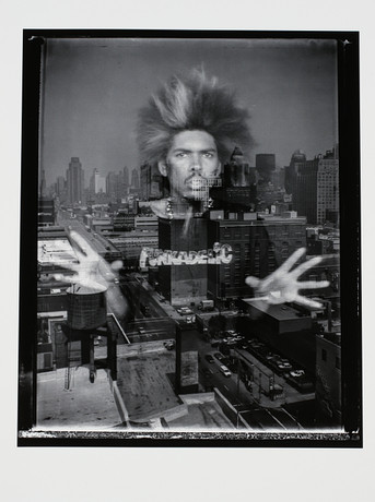 PETER JANHANS. Photograph, "Greg Jacobs, Double Exposure Polaroid, New ...