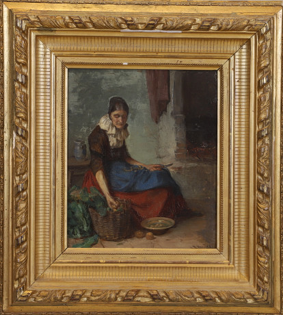 EDVARD PERSÉUS. oil on Board, signed. Art - Paintings - Auctionet