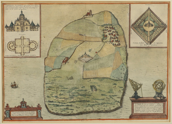 KARTA över Ven, tryck efter äldre förlaga. Konst - Grafik - Auctionet