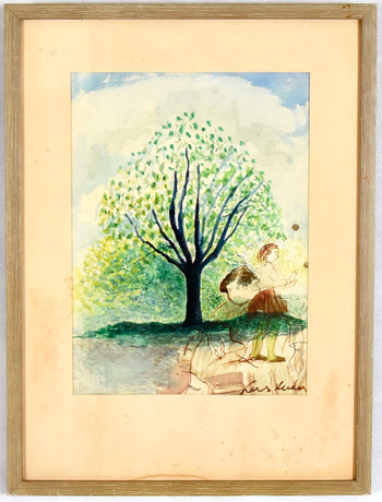 LARS HERDER. Watercolor. Art - Paintings - Auctionet