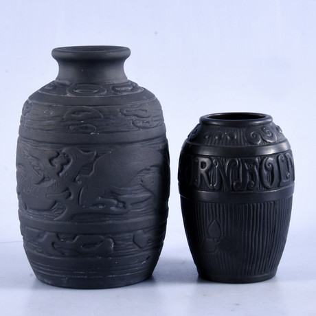 VASER, 2 st, keramik Bornholm, Danmark. Keramik & Porslin - Europeiskt ...