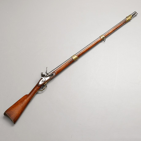 FLINT LOCK RIFLE, M/1815, Husqvarna. Weapons & Militaria - Guns ...
