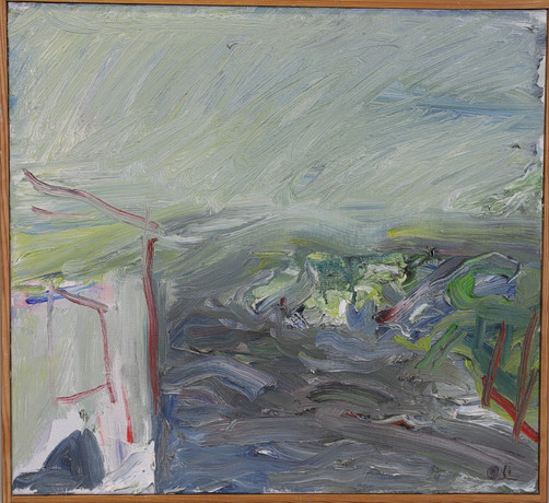 OLLE LINDGREN. oil on canvas, signed, dated -64 a verso. Art ...