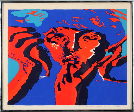 TURE SJÖLANDER. Paul McCartney, färglitografi, signerad och numrerad ...