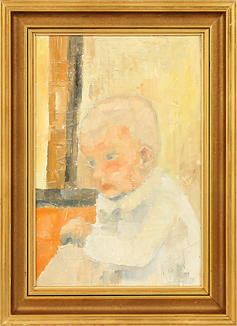 ORVAR PALM. oil on Board, signed. Art - Paintings - Auctionet