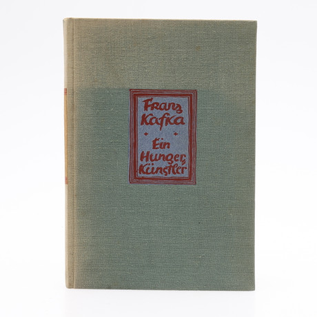 FIRST BOOK EDITION OF FRANZ KAFKA'S EIN HUNGERKÜNSTLER 1924. Books ...