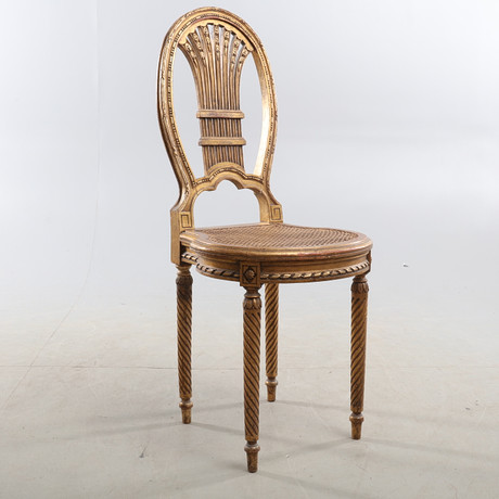 STOL, Louis XVI-stil, 1900-tal. Möbler - Fåtöljer & Stolar - Auctionet