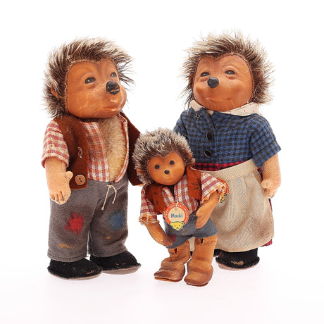 TROLL, 3 st, "Mecki, Micki, Macki", Steiff. Leksaker - Auctionet