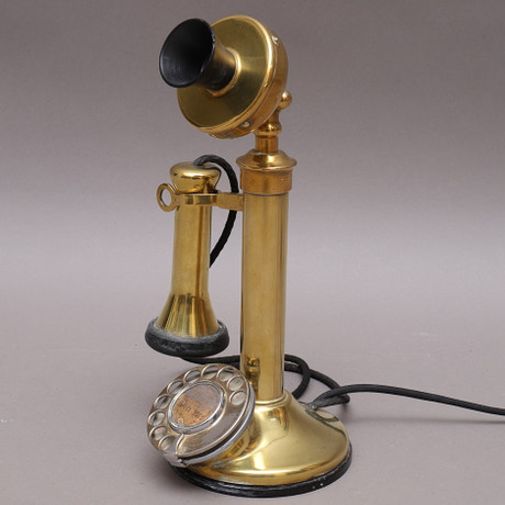 TABLE TELEPHONE, brass, early 1900s, Great Britain. Miscellaneous ...
