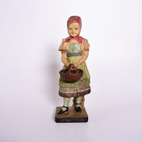 SCULPTURE "Little Red Riding Hood" 1900s. Art - Sculptures & Bronzes ...