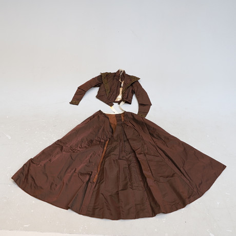 DRESS LIFE with SKIRT, Augusta Lundin, end of the 19th century. Vintage ...