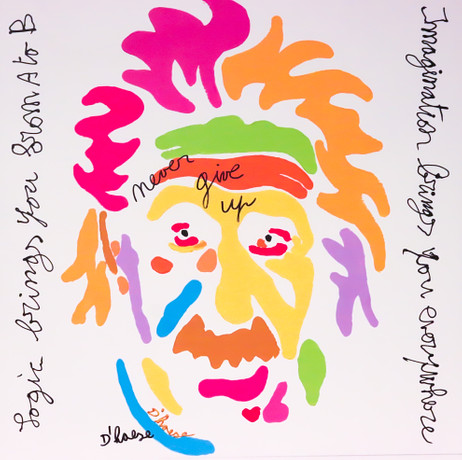 HANNES D'HAESE. His studio. Hannes D'Haese, mixed media on canvas ...