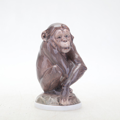 FIGURE, ceramics, Monkey, Dahl Jensen, Denmark. Ceramics & Porcelain ...