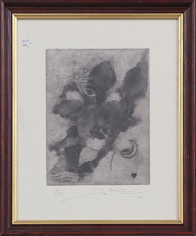 HANS PETER JARZ. LITO, signerad, 1900-tal. Konst - Grafik - Auctionet