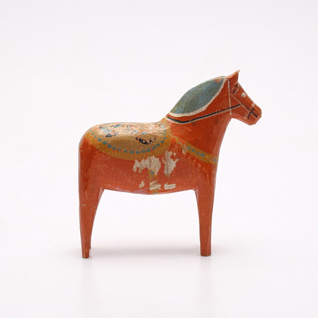 DALAHÄST, trä, troligen Risa, Mora. Allmoge - Övrigt - Auctionet