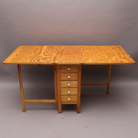 BOARDING TABLE, wood, with cupboards and drawers, mid 20th century ...