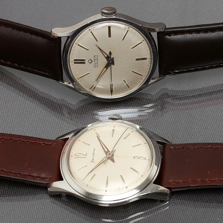 OLMA and HELVETIA, wristwatches, manual, 1950s/1960s. Clocks & Watches ...